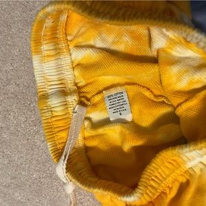 Shorts | Blue And Yellow Tie Dye Shorts | Poshmark